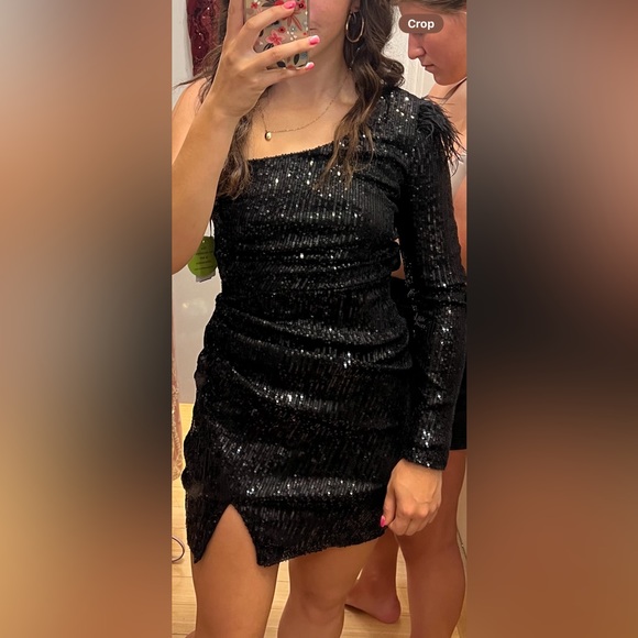 Windsor | Dresses | Windsor Black Sequin Semiformal Dress | Poshmark